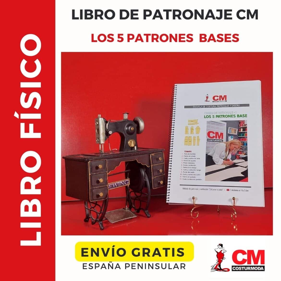 Libro de patronaje CM "Los 5 Patrones base" (PDF) - Costurmoda