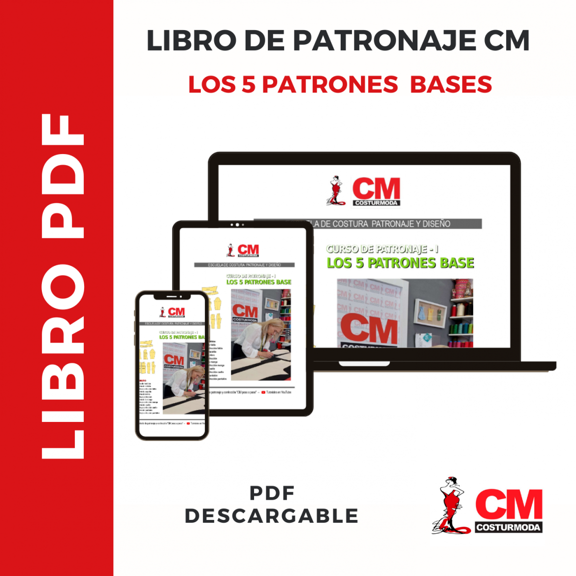 Libro de patronaje CM "Los 5 Patrones base" en (PDF descargable ...